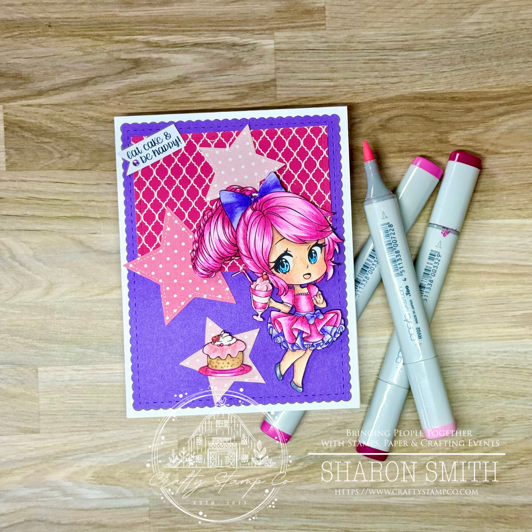 Party Time Meadow with Sharon – Crafty Stamp Co