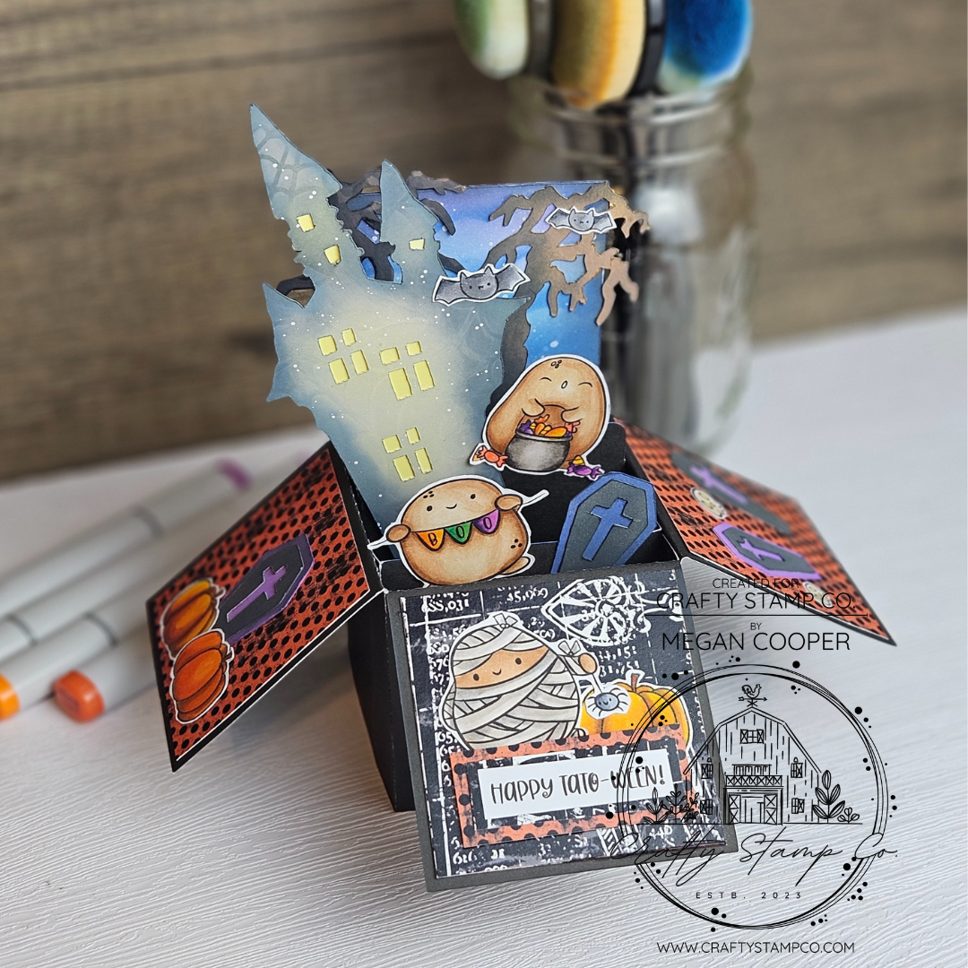 Positive Tate's Halloween Scare with Megan – Crafty Stamp Co