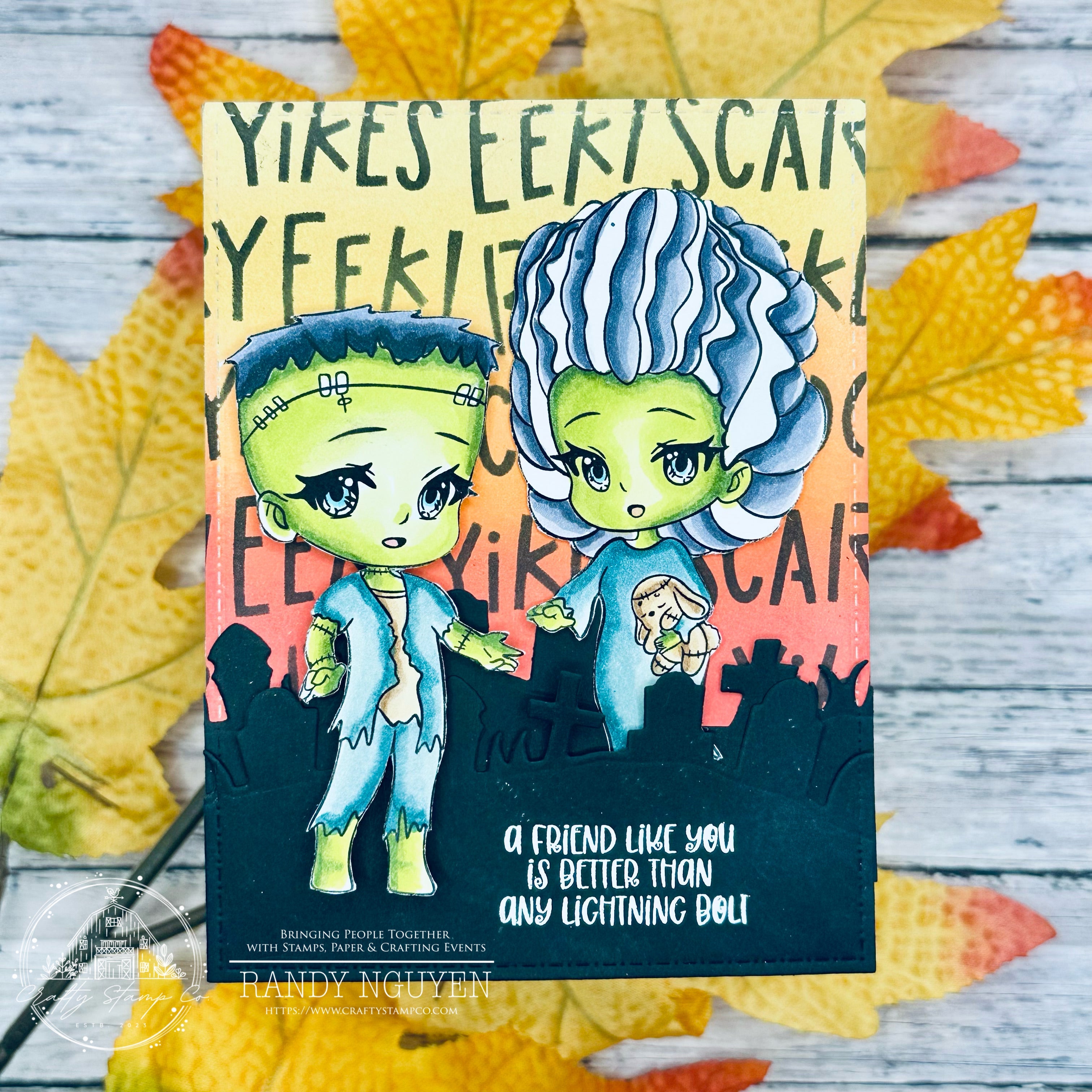 Let's Wed This Spooky Couple – Crafty Stamp Co