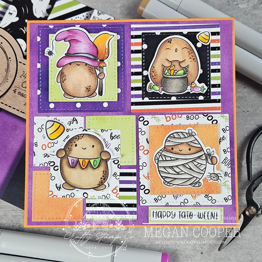 Positive Tate's Halloween Scare with Megan – Crafty Stamp Co